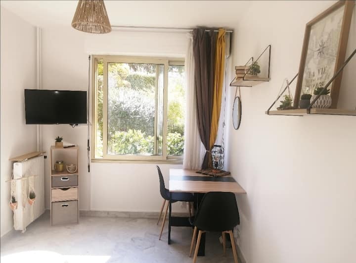 Studio-belle Résidence -Piscine-proche Plage-wifi - Antibes