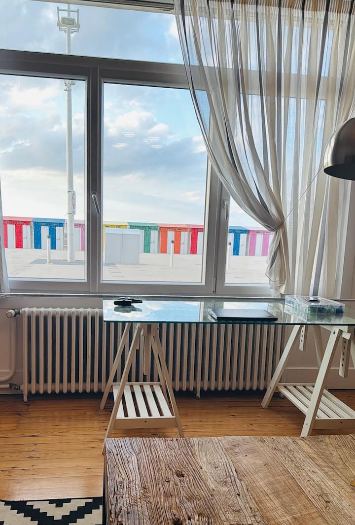 Grand Appartement Rez De Chaussée Sur La Plage - Malo-les-Bains