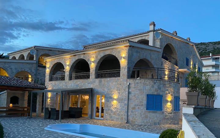 Villa Direkt Am Meer Mit 3 Fw  Eg , 1. Og , 2. Og - Starigrad-Paklenica