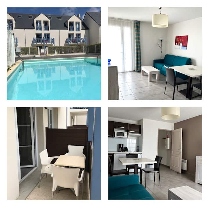 Complet «Plage-piscine-parking Privé-terrasse» - Pointe du Raz
