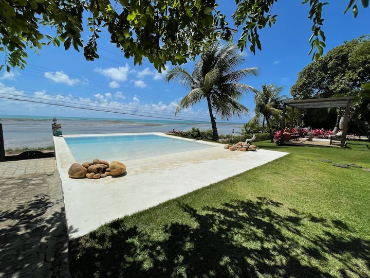 Casa Caribe: Paraíso A Beira Mar De Japaratinga - Japaratinga