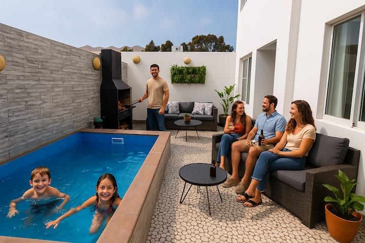 Casa Club Campo Cerca Al Mar Y Del Club Regatas - Peru