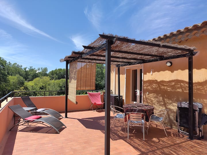 Grande Terrasse, Calme, Nature, Piscine - Lorgues