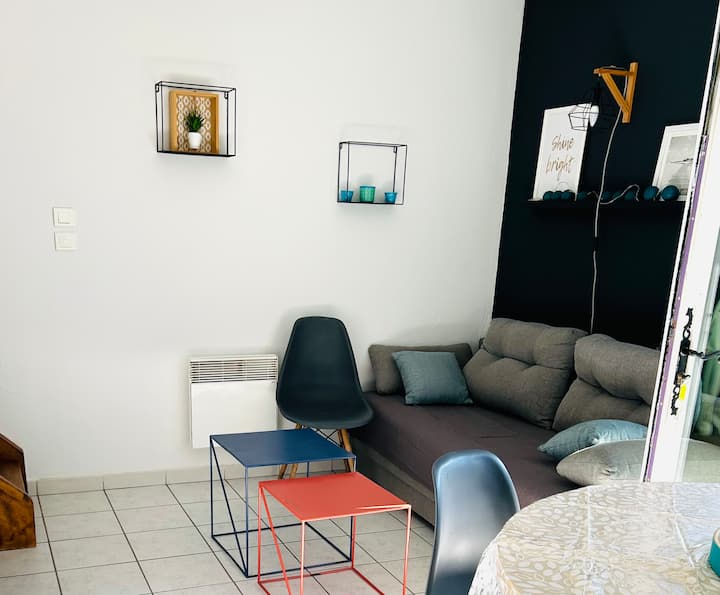 Jolie Maison Avec Jardin Et Complexe Piscine -3083 - Le Barcarès