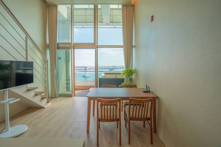 [루미나더마루]O신규오픈o복층o노천히노끼o오션뷰o오픈테라스o광안대교o광안리o - Busan