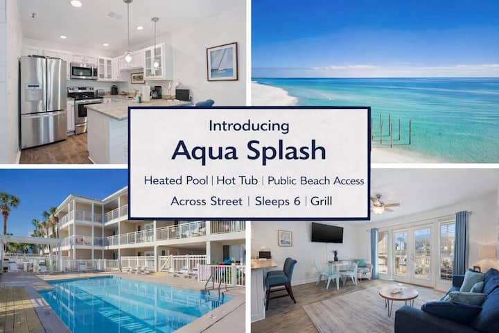 Heated Pool|hot Tub|steps Beach|sleep 6|grill - Destin, FL