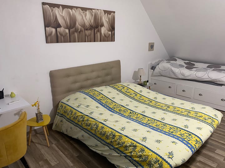 Chambre Lumineuse Et Calme - Yvetot