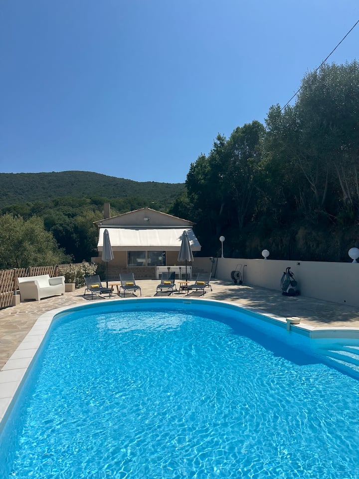 Villa Piscine Vue Golfe D' Ajaccio - Coti-Chiavari
