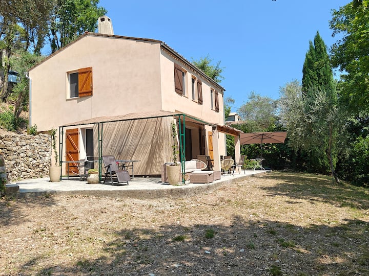 Villa Et Jardin - Vue Vallée Du Var. - Gréolières les Neiges