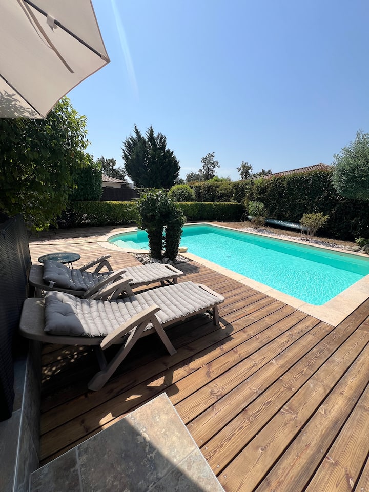 Maison Avec Piscine Chauffée Sur Bassin D’arcachon - Audenge