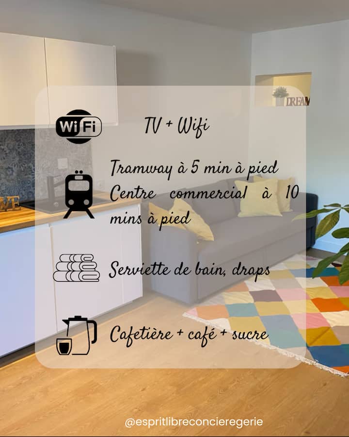 Appartement T2 Cosy Très Calme 500m Gare / Centre - Montpellier