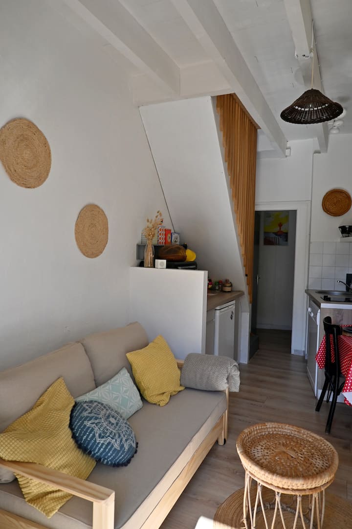 Charmant Appartement Vue Mer à 100m De La Plage - La Bernerie-en-Retz