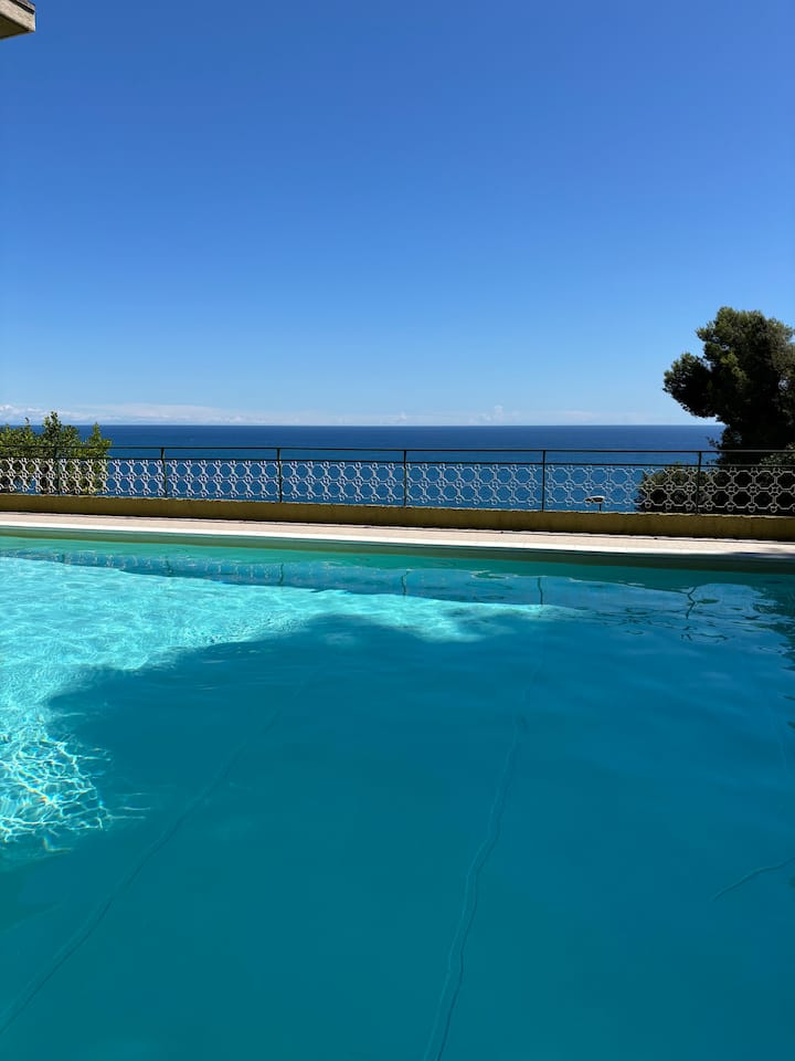 Signorile Bilocale Con Piscina E Vista Mozzafiato - Diano Marina