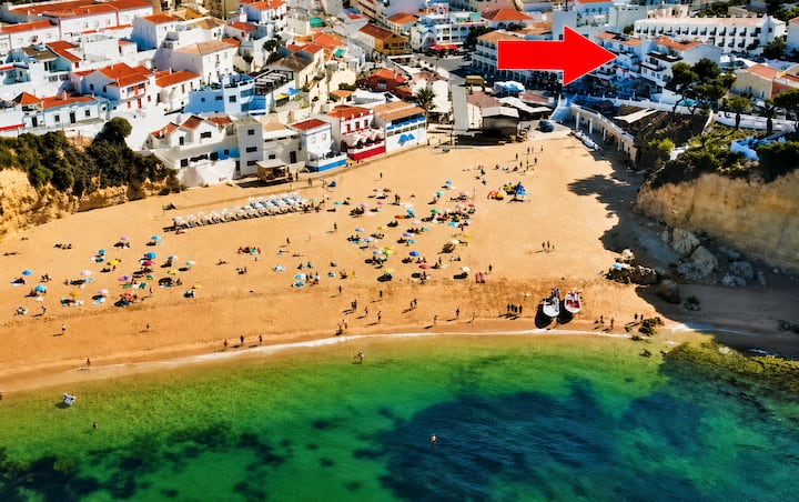 1 Min Walk To The Beach | Terrace & Bbq | - Lagoa