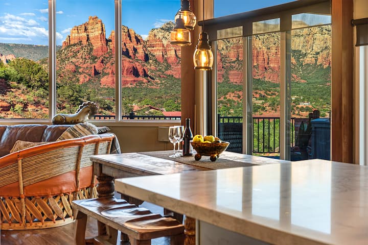 Panoramic View! Pets~deck~sedona Vortex Horizon - Sedona, AZ