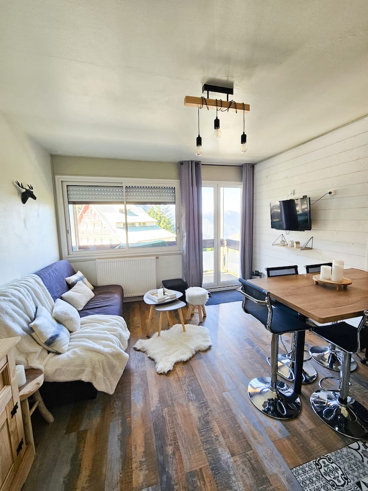 Station Gourette: Appartement Avec Vue & Chambre - Arrens-Marsous