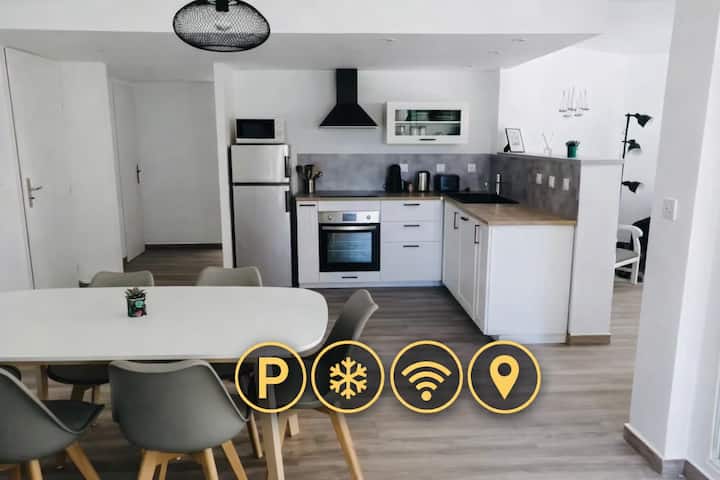 Appart 75m2 Parking,clim,wifi  Proche Mer/port - La Grande-Motte