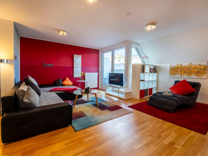 Premium Duplex 2br For 6 With Balcony Spittelberg - Vienna