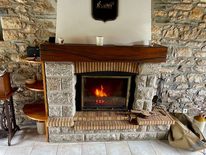 Maison En Pierre 4ch Cheminée Jardin & Piscine - Redon