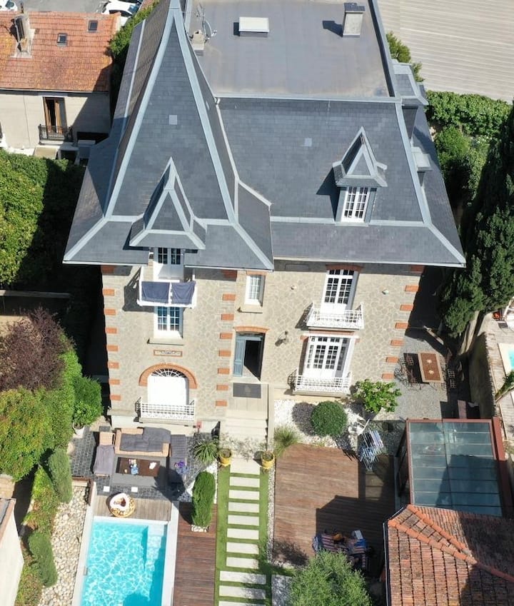 Villa D’iena Maison De Maître Du Xixème Siècle ! - 卡爾卡松