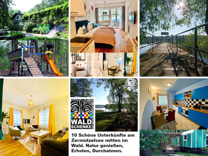 Gemütlicher Bauwagen Herbert Im Wald Am See - Rheinsberg