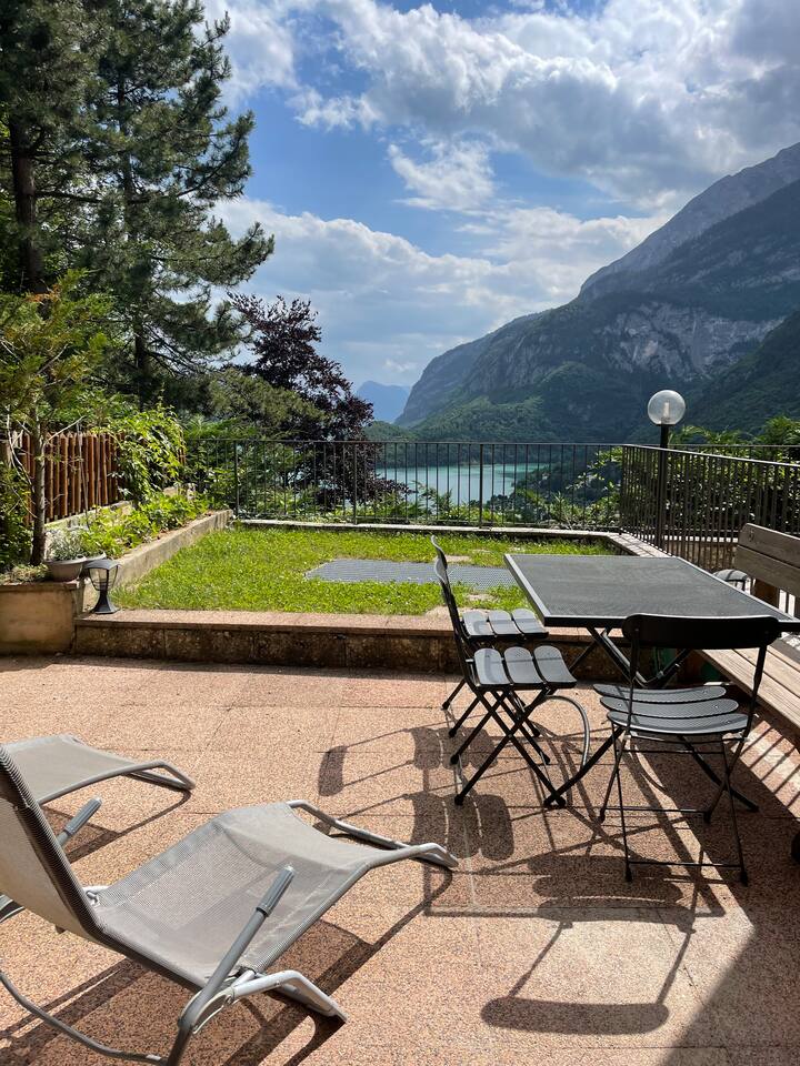 2 Camere E Giardino Con Vista Lago - Andalo