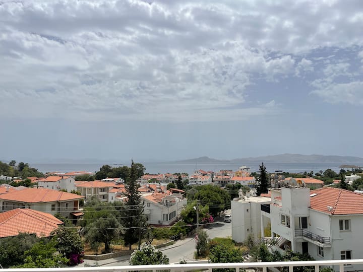 Full Deniz Manzarasına Sahip ÇAtı Katı Dairesi - Datça