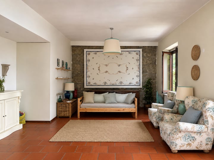 Quinta Rural Com Piscina Privada - 10 Hóspedes - Louro