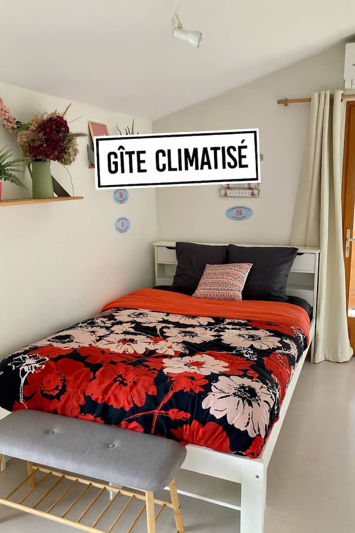 Studio Duplex, Clim, Balcon - Moirans