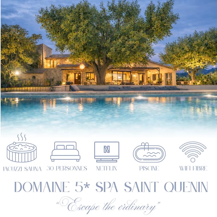 Domaine 5* Spa Saint Quenin  Ventoux 30 Pers. - Vaucluse