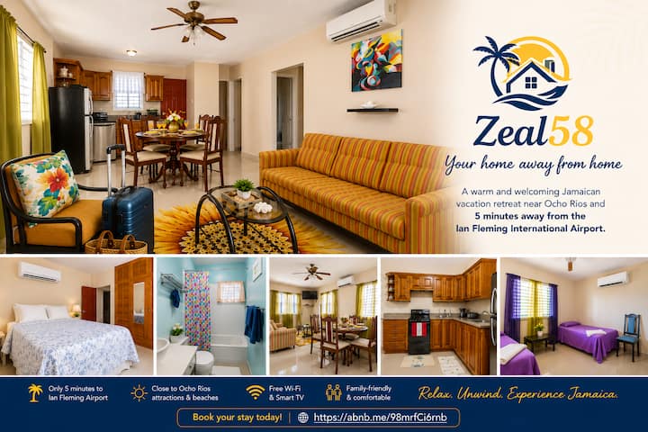 Fully Ac 2br, 5 Mins From Ian Fleming Int Airport - Jamaica