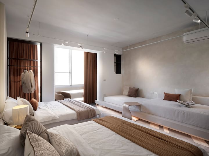 Støn Dusk 暖色靜謐宅 / 溫馨聚會首選 / 近捷運 / 2床2衛 / 3f - 중정 구