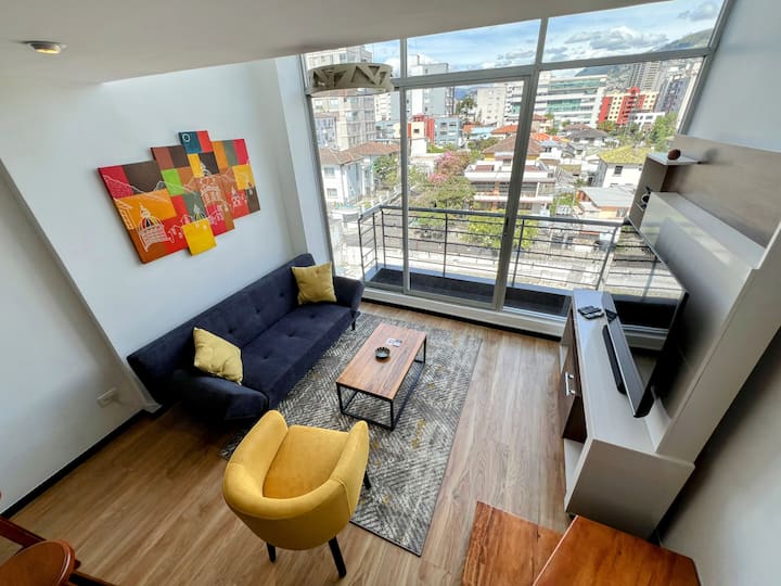 Entire Loft - 1 Br Condominium Near La Floresta - Quito