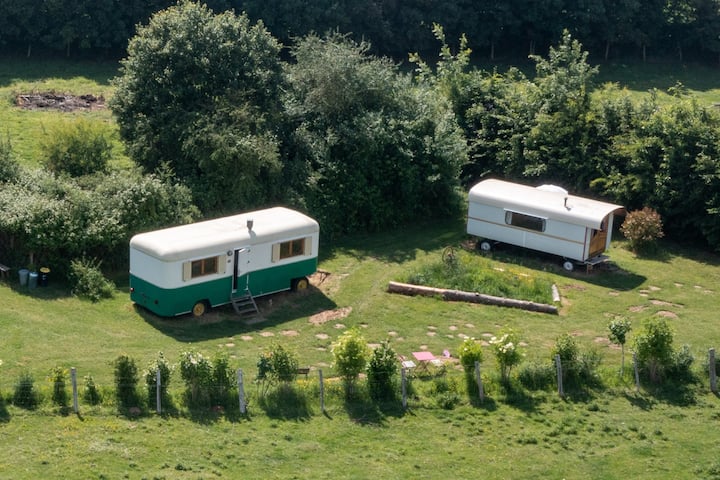 Manoir Du Bois Joly - Roulottes Vintage & Gitane - Nogent-le-Rotrou