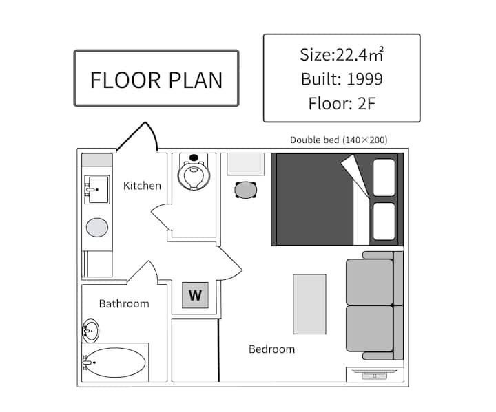 Next To Shinjuku Station/close To 2 Stations #202 - Tokyo