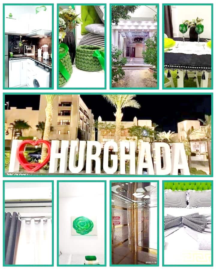 Green Rose  Studio Apartment Behind The Spa - Hurghada