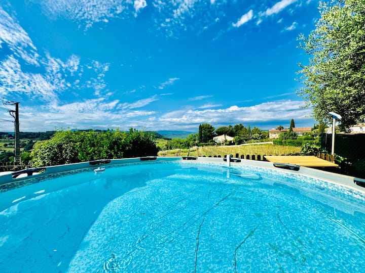 Maison Climatisée Avec Piscine Proche Bandol - Le Castellet