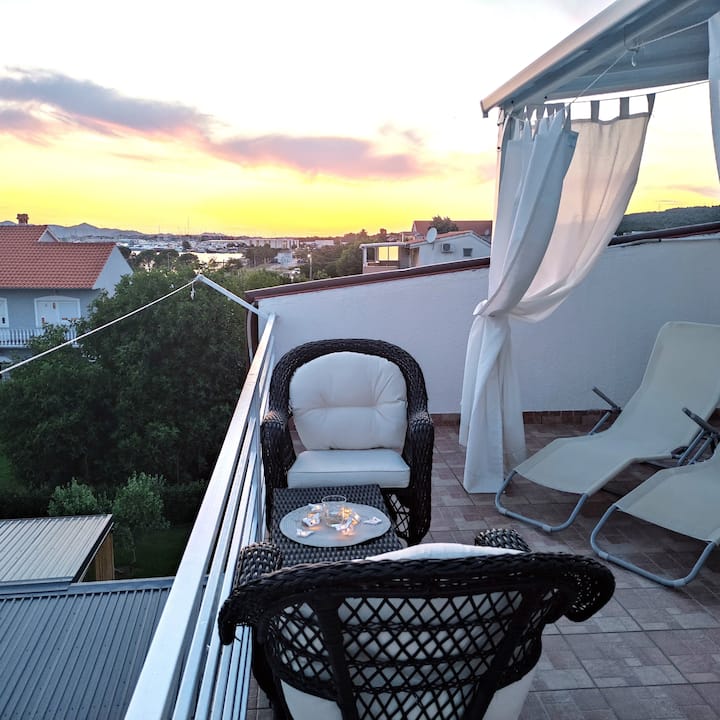 Entire Floor With Terrace | Long Stays - Bibinje