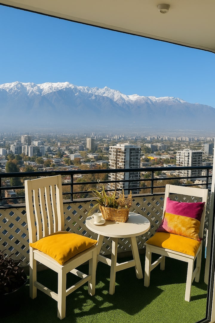 Santiago. Vista A La Cordillera  ÑUñoa - Ñuñoa
