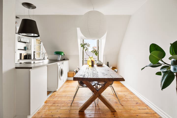 Top-floor New York Studio W/ Balcony - Copenhague