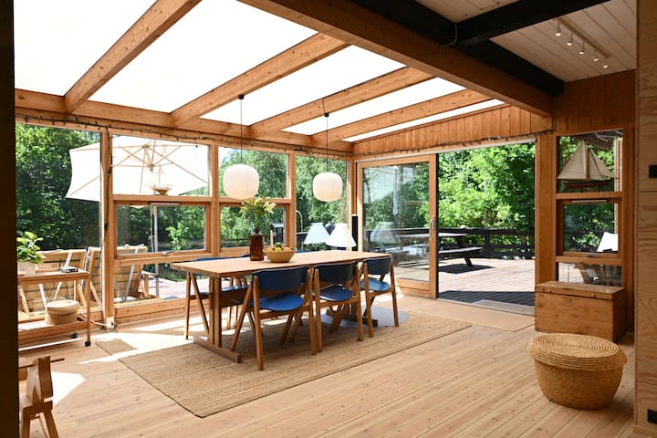 Unikt Sommerhus Med Stor Have Nær Privat Strand - Denmark