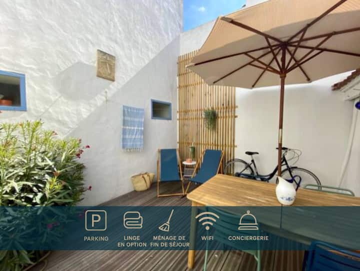 Havre Hypercentre • Patio • Parking • Wifi Fibre - Saint-Gilles-Croix-de-Vie