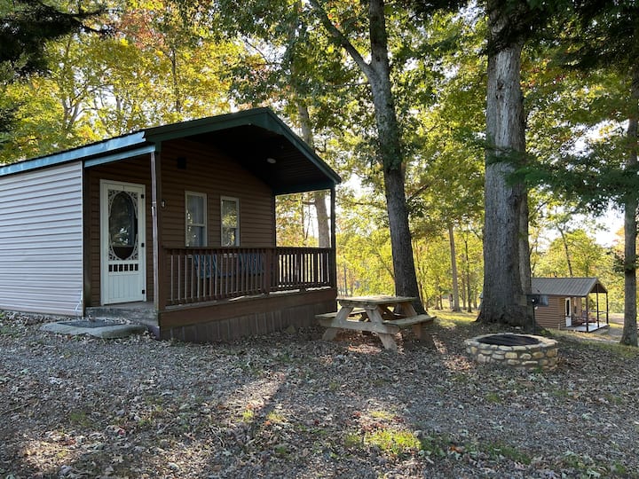 "Glamp" In An Updated Cabin On A Working Farm - Bedford, VA