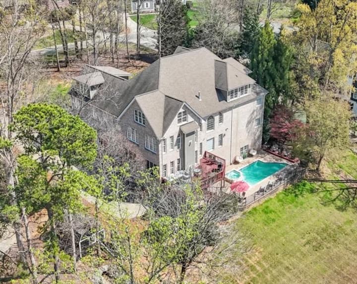 Lakefront Mansion | Pool | Hot Tub - Lake Norman, NC