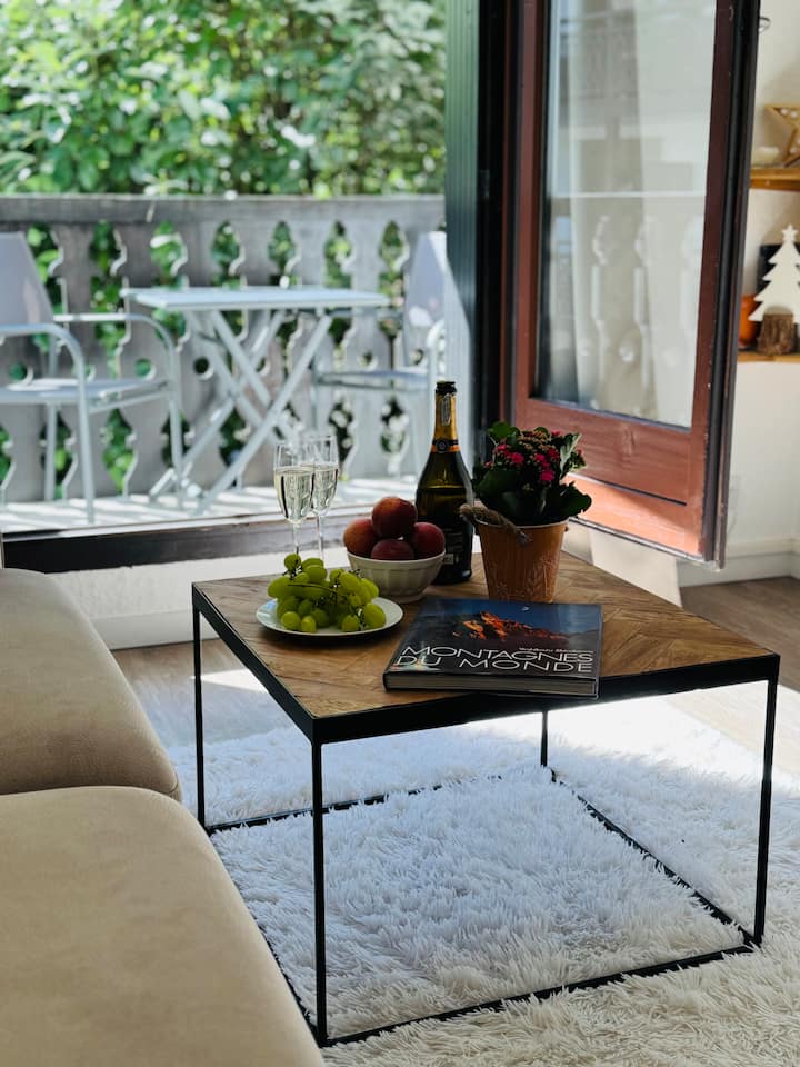 Studio Centre Chamonix Sud Avec Balcon Et Parking - シャモニー