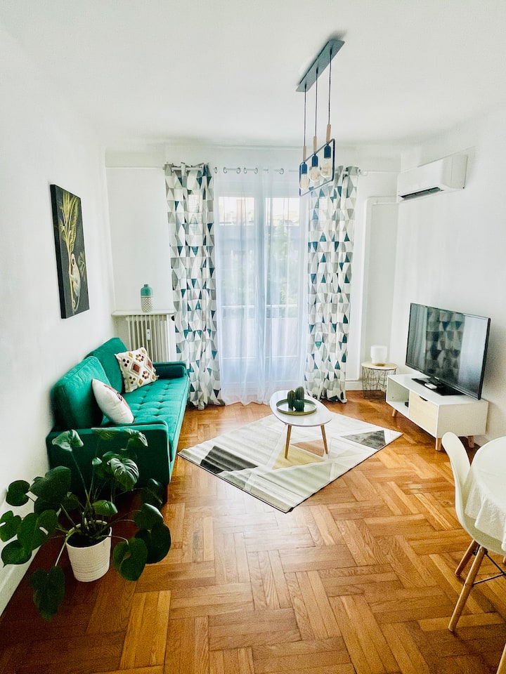 Cassin - Bel Appartement T3 - Proche Mer - Clim - Nizza
