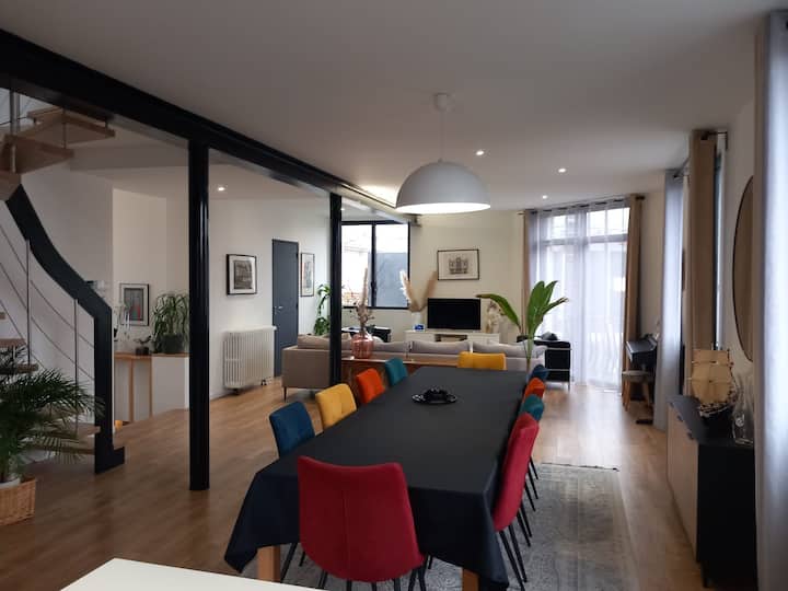 Grande Maison Familiale 8p, 14 Max, Pas De Fête - Nantes