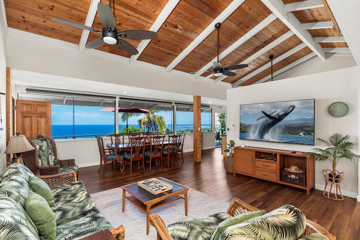 Huge Kona Home • Ocean View • Pool • 4 Bdrms • Ac - Hawaï