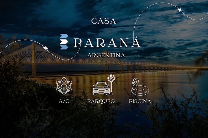 Luxury House+pool+kitchen+laundry+ac+wifi@parana - Paraná