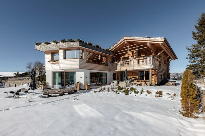 Luxury Chalet With Private Spa – Dolomites - Alpe di Siusi